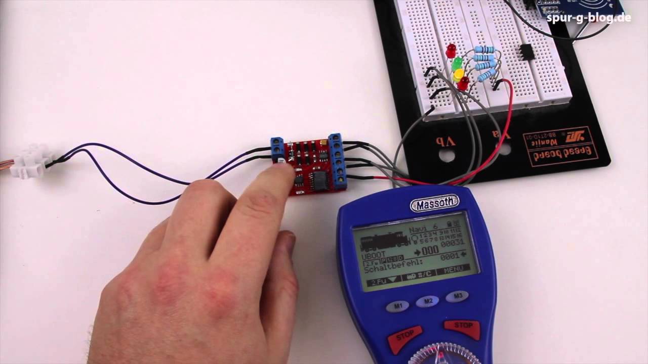 Spur-G-Blog: Unboxing des 4fach Licht- und Schaltdecoder von Gartenbahn und Minipuppen - YouTube