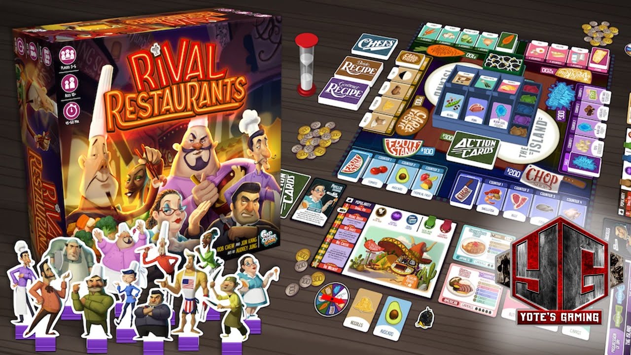 Rival Restaurants Gameplay playthrough- Kickstarter - YouTube
