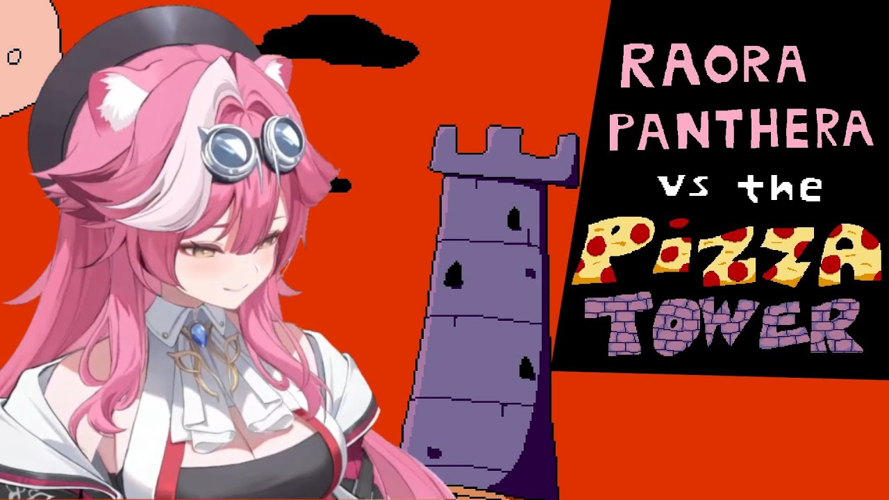 Hololive's Raora Panthera vs the Pizza Tower - YouTube
