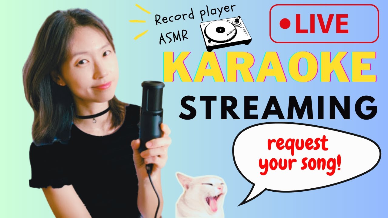 [EN/한국어] Karaoke live streaming┃k-pop, pop music, original songs etc ...