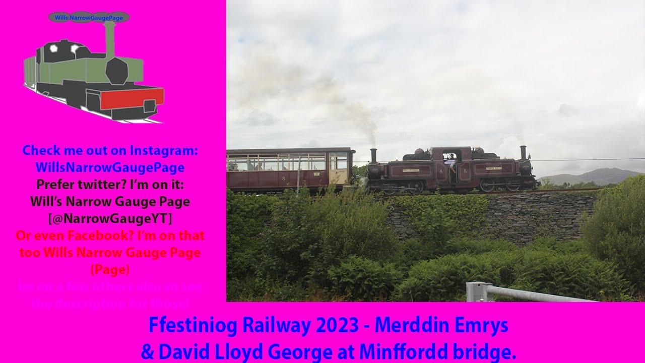 Ffestiniog Railway 2023 - Merddin Emrys & David Lloyd George at ...
