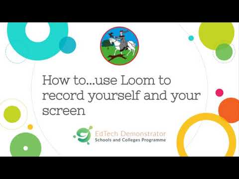 How to use Loom to record yourself and your screen. - YouTube
