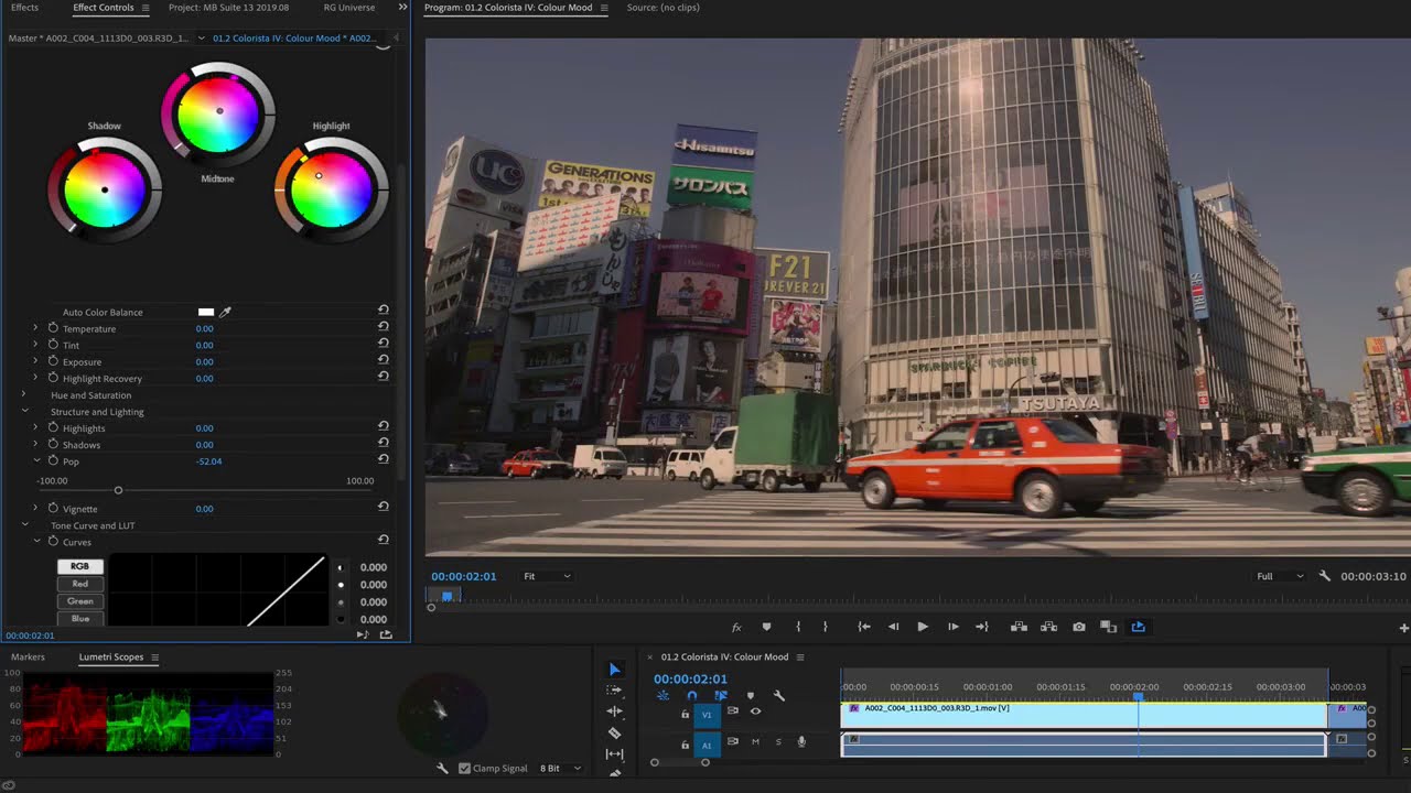 Changing the time of day with color grading - YouTube