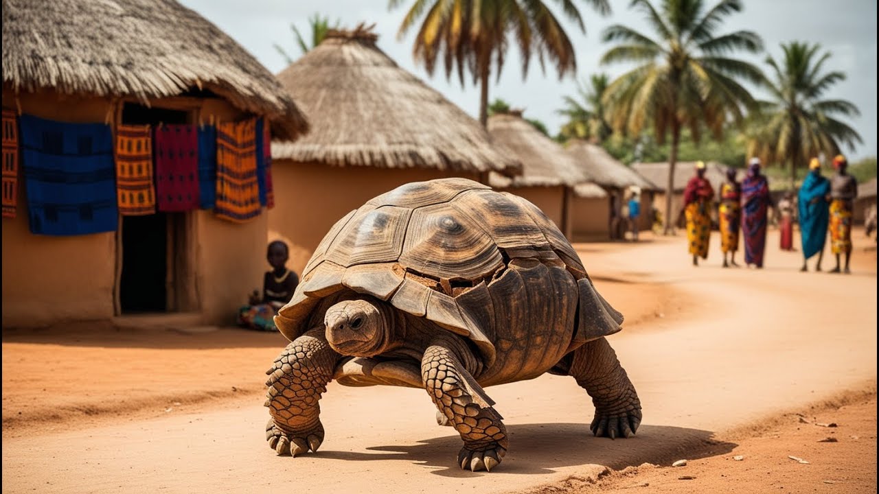 The Tortoise and it's broken shell, an African folktale story # ...
