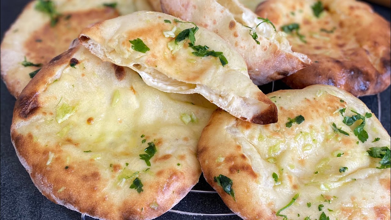 Cheese nan (naan) simple et rapide à faire !! - YouTube