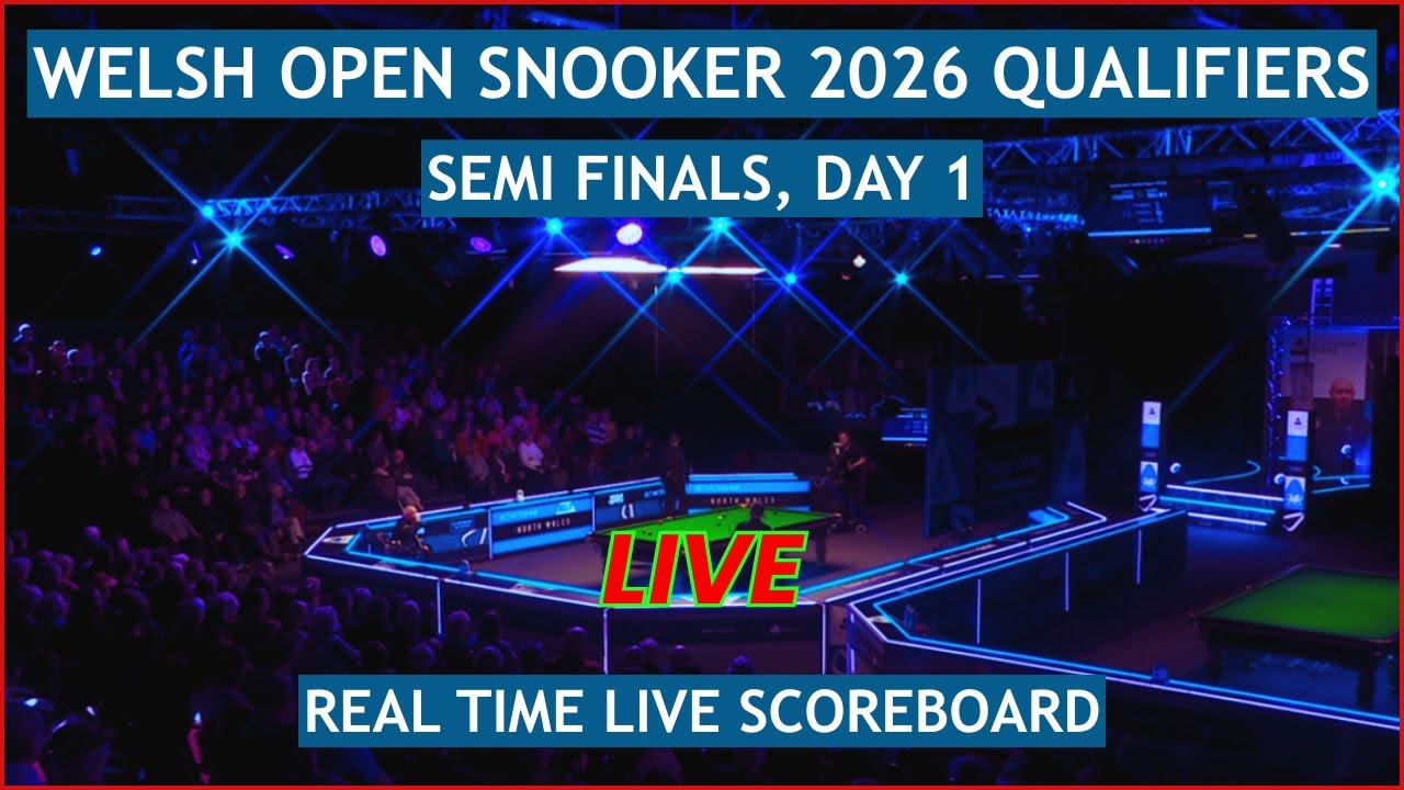 Welsh Open Snooker 2026 Qualifiers Live Scores | Today Qualification ...