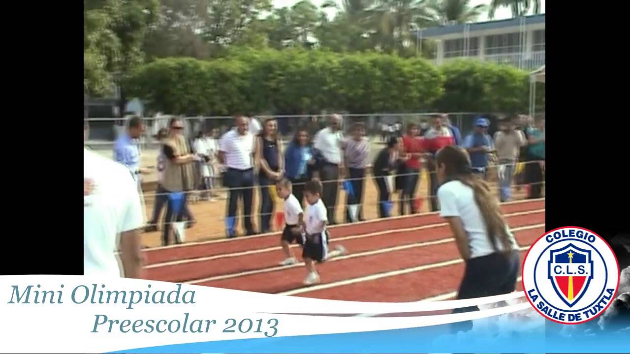 Mini Olimpiada Preescolar 2013 - YouTube
