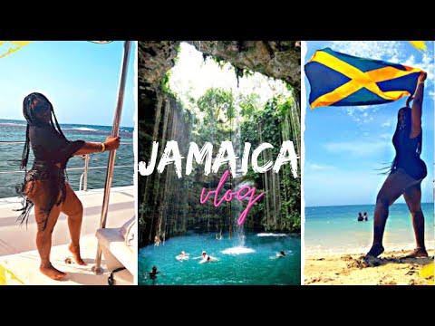 JAMAICA VLOG | CHASING WATERFALLS + JUMPING CLIFFS | VISITING FAMILY ...