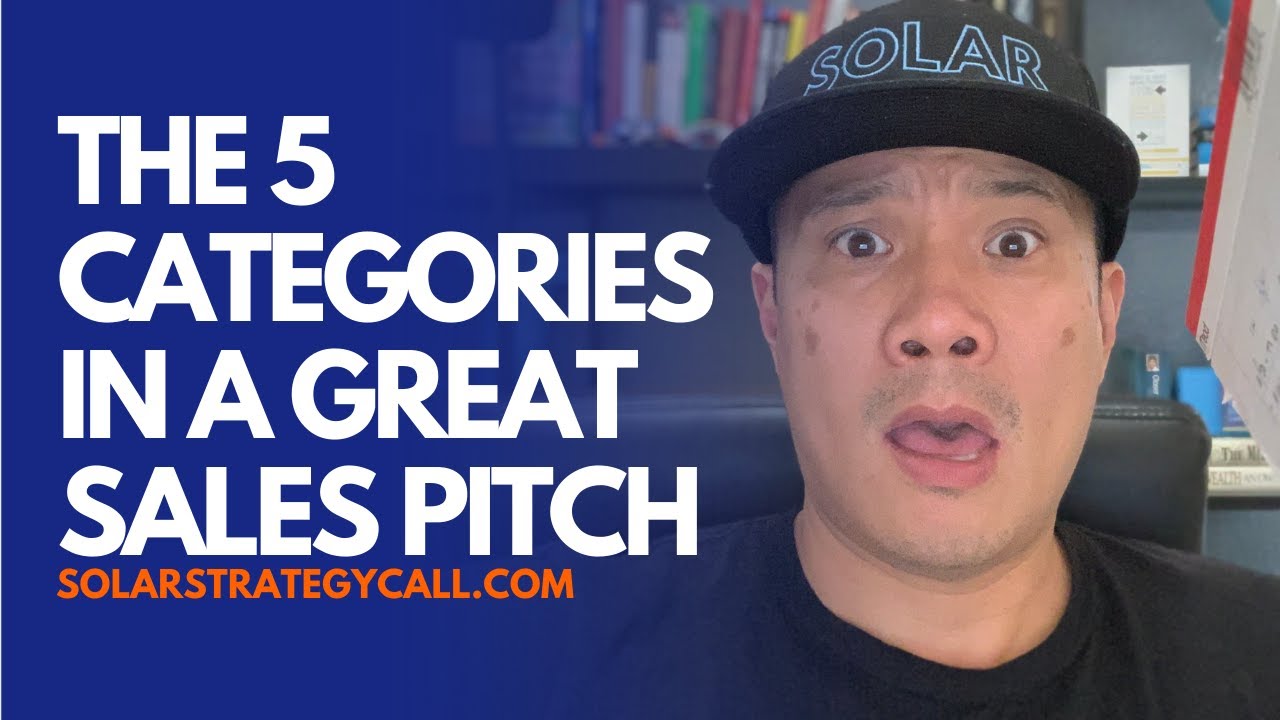 The 5 categories in a solar sales pitch - YouTube
