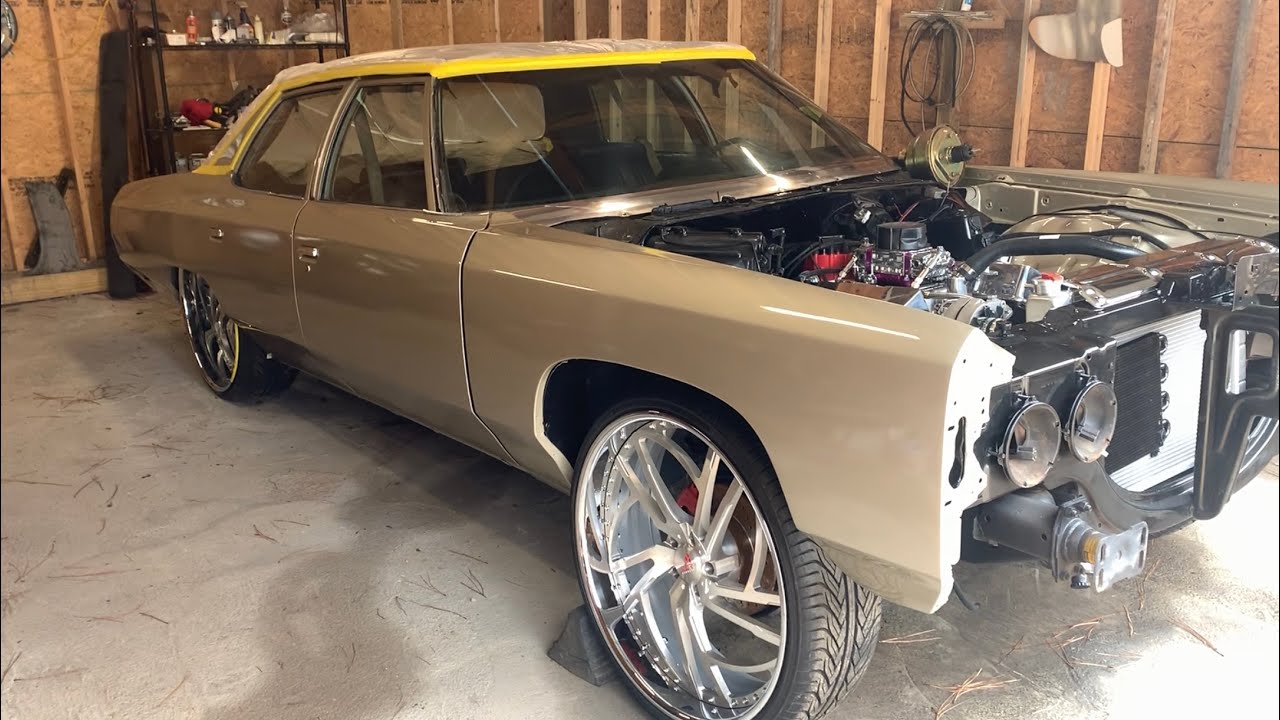 SUPER CLEAN DONK I PAINTED SQUATTING ON 26 INCH COR WHEELS! - YouTube