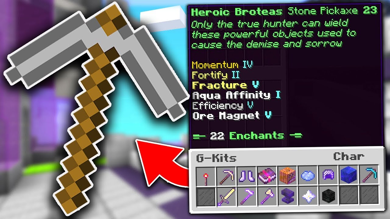 The PERFECT GKIT Starter PICKAXE! | COSMIC PRISONS S2 #4 (Minecraft ...