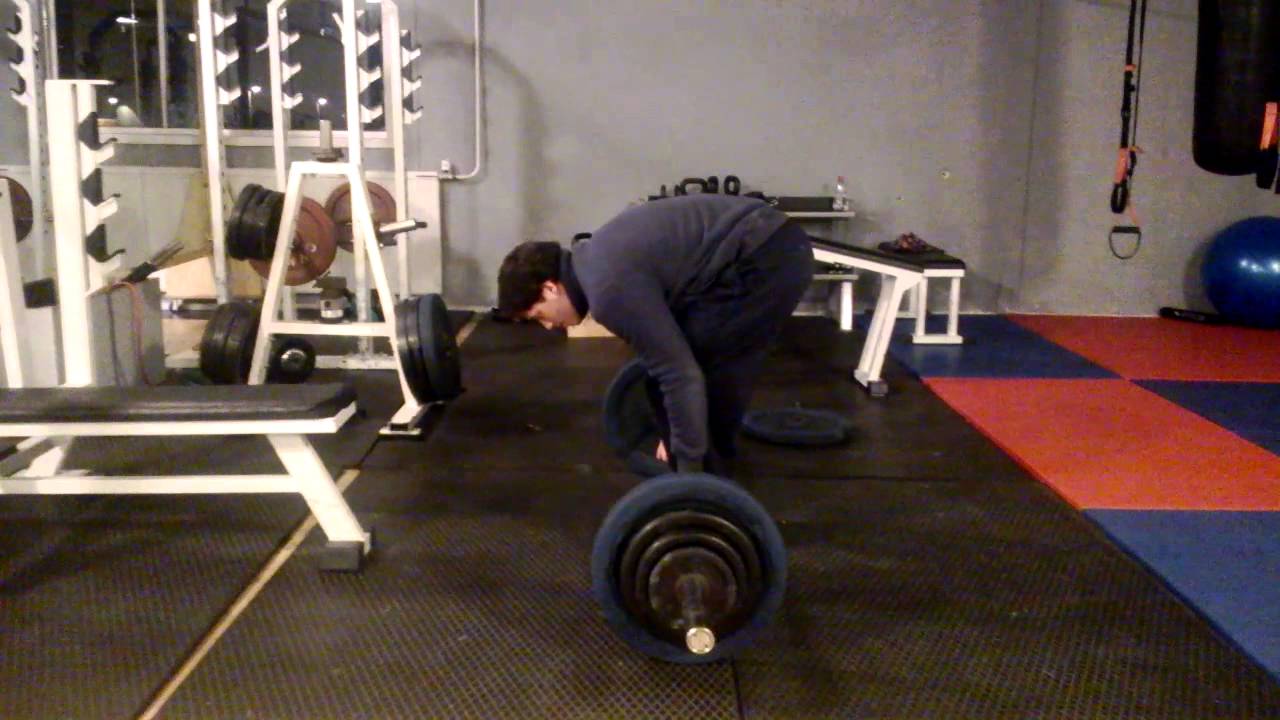 95 kg powercurl - YouTube