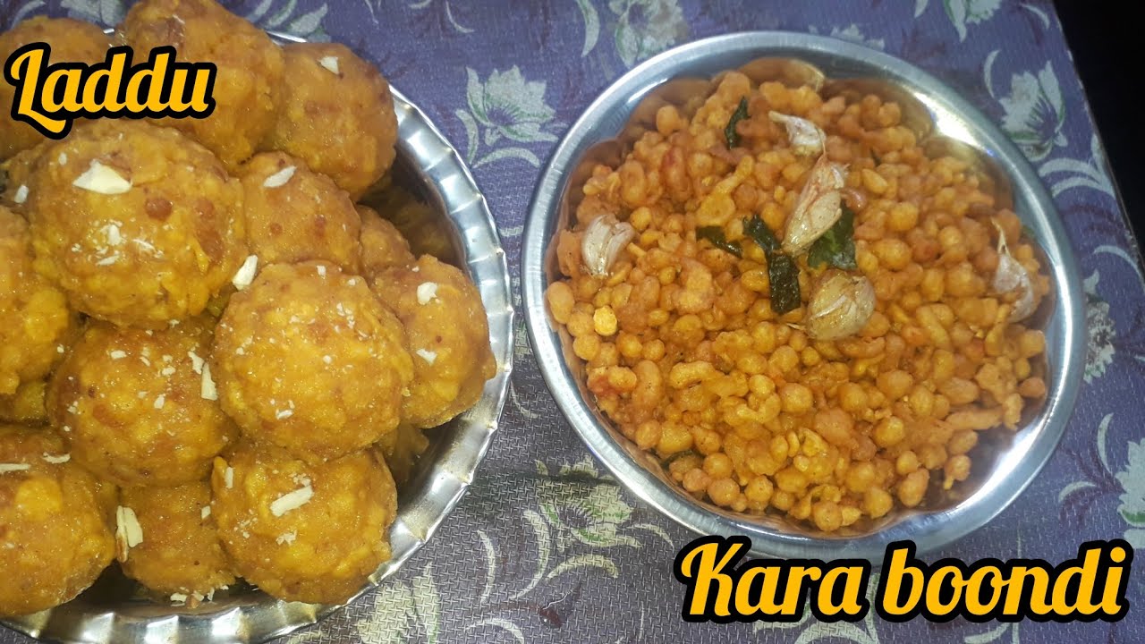 laddu with Kara boondi recipe in tamil #cooking #food #tamil #snacks # ...