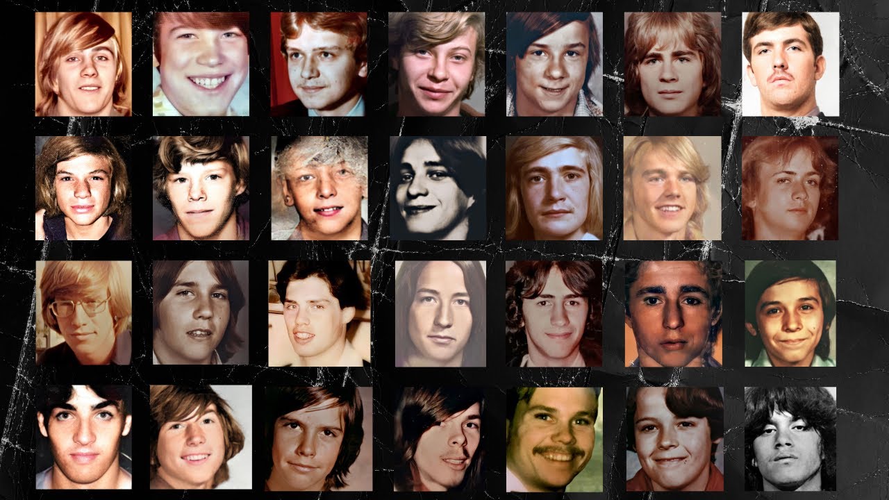 JOHN WAYNE GACY: Victim's AI Animated Photos - YouTube