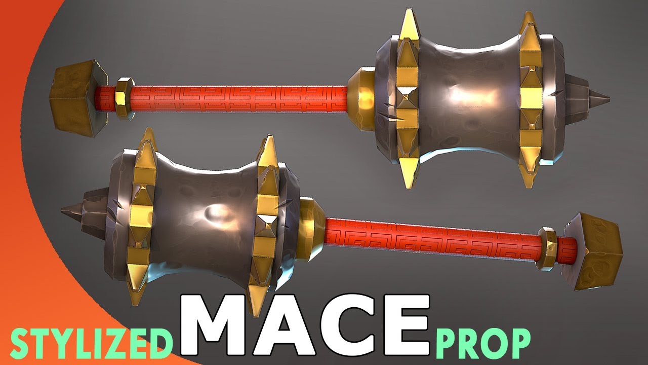 Making a stylized mace prop - YouTube