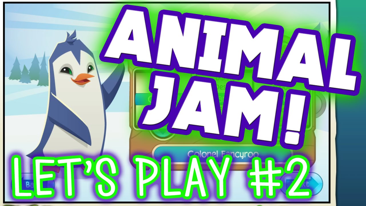 Let's Play Animal Jam #2 - Games & Shopping - YouTube