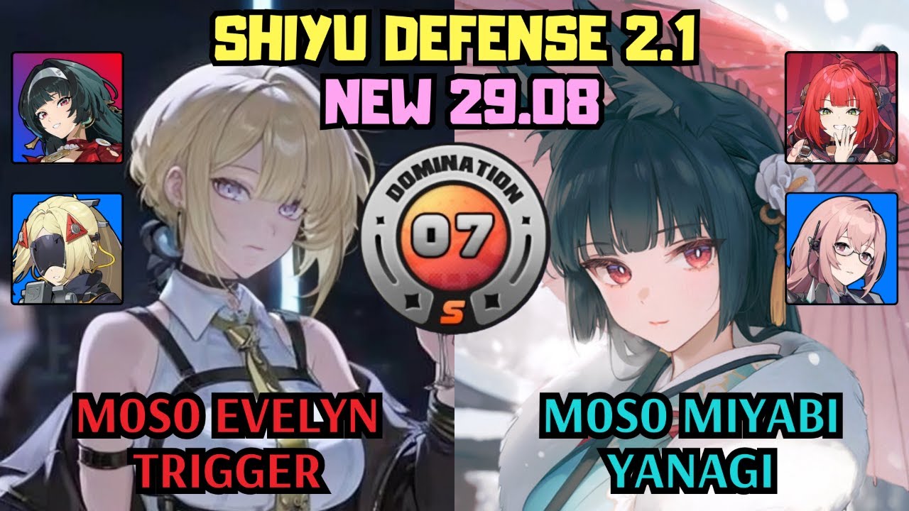 M0 Evelyn x Trigger & M0 Miyabi x Yanagi | 2.1 NEW Shiyu Defense ...