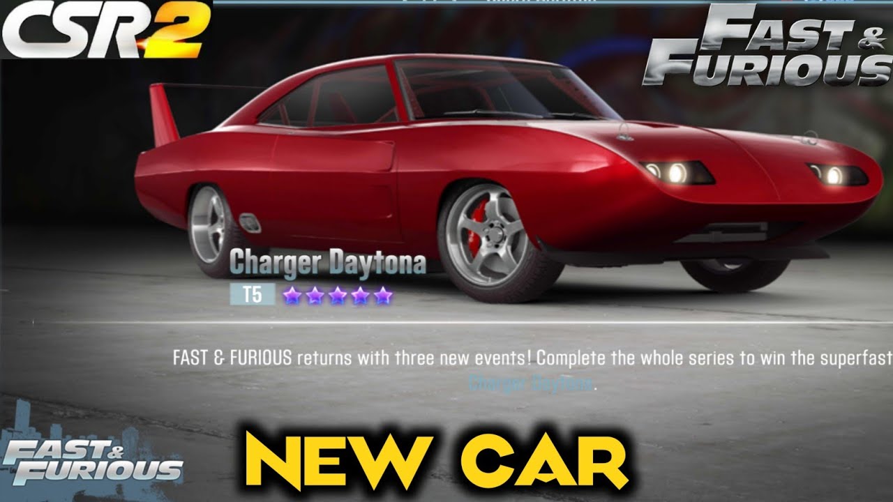 CSR2 CHARGER DAYTONA | FAST AND FURIOUS CAR | NEW F&F CAR😍 - YouTube