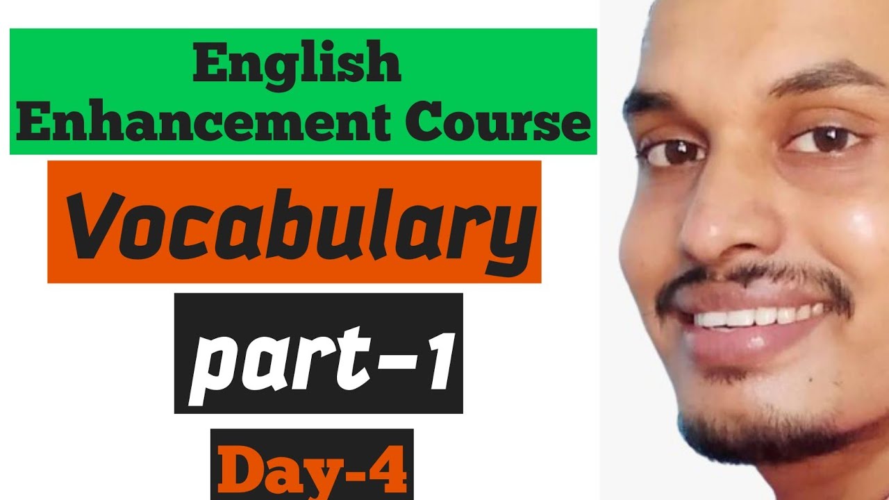Day-4 | Vocabulary | English Enhancement Course | Shyam Sir - YouTube