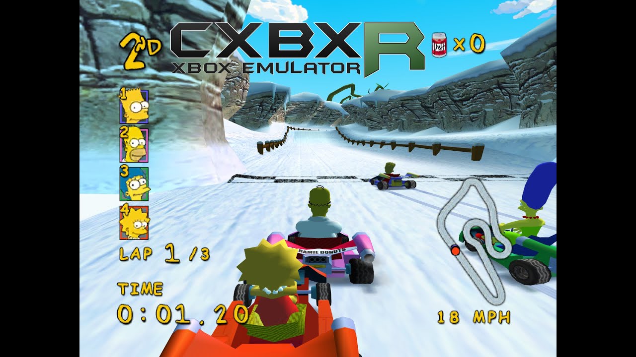CXBX Reloaded | Papy (Prototype of Simpsons Kart Racer) 4K UHD | Xbox ...