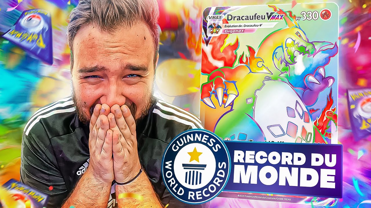 NEW RECORD DU MONDE ! Ouverture DE BOOSTER POKÉMON en DIRECT SPÉCIAL ...