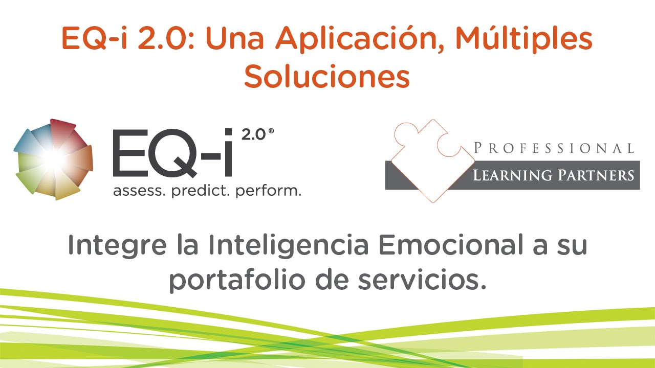 EQ-i 2.0: Una aplicacion, múltiples soluciones. - YouTube