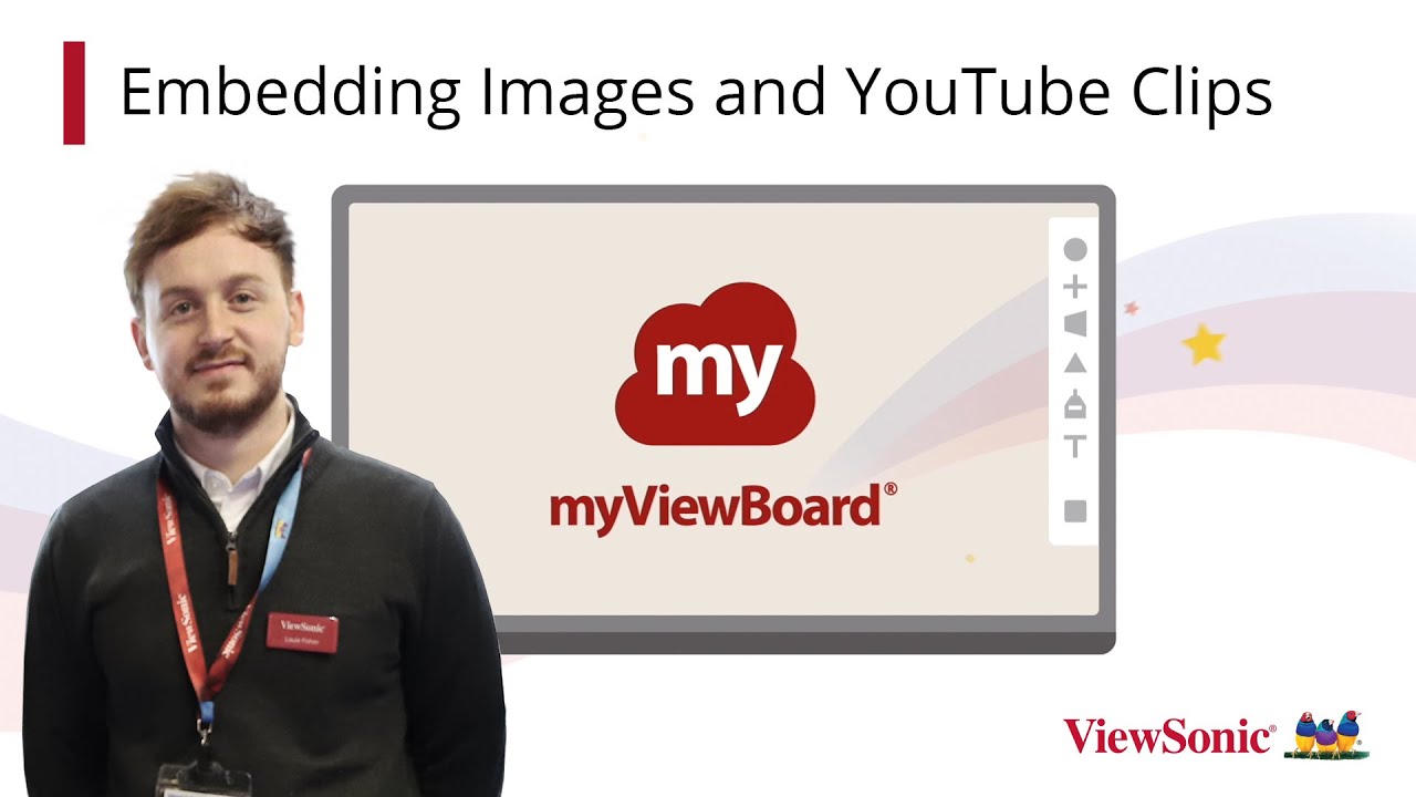 myViewBoard Tips - Embedding Images and YouTube Clips with myViewBoard - Louie Fisher - YouTube