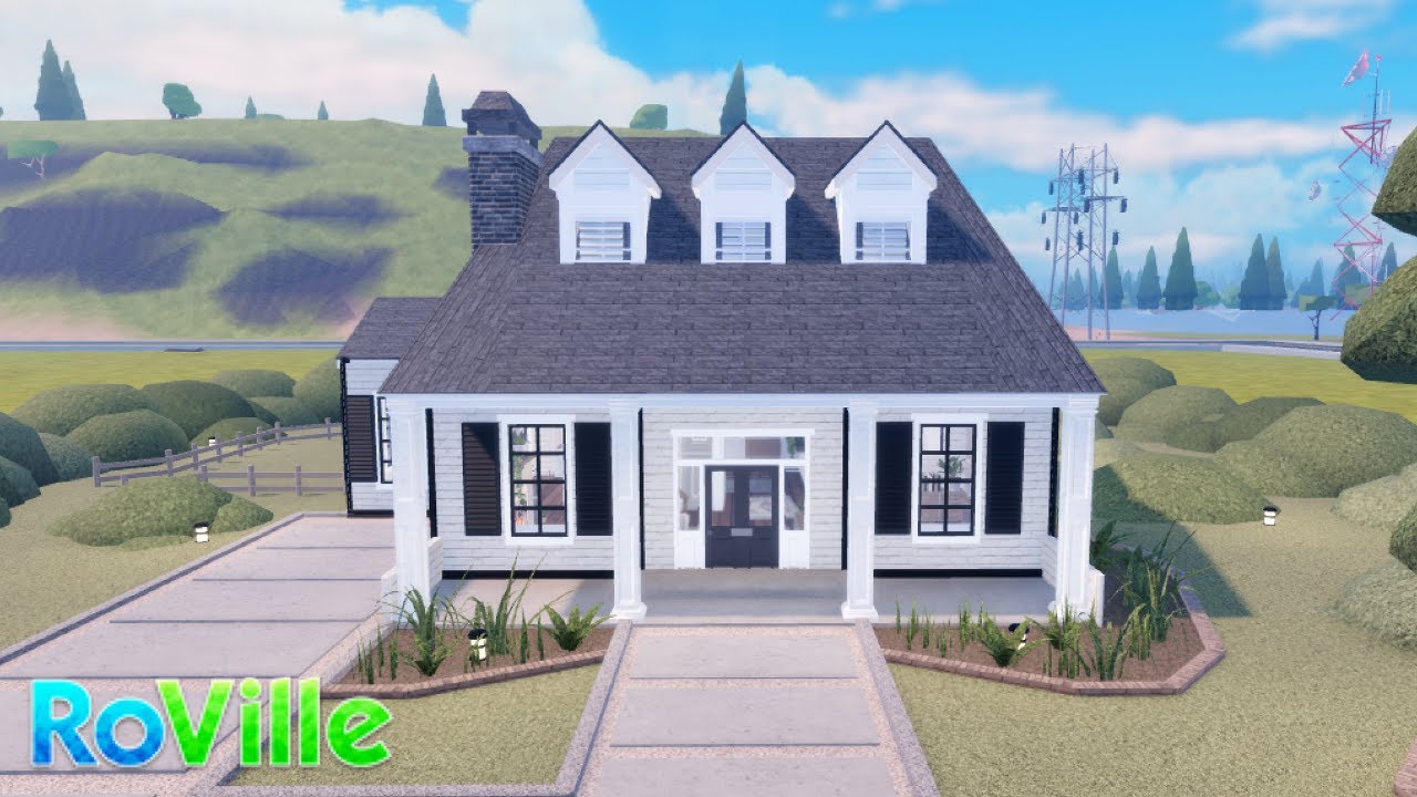 Traditional Ranch || Home Tour With House Code || Roblox RoVille - YouTube