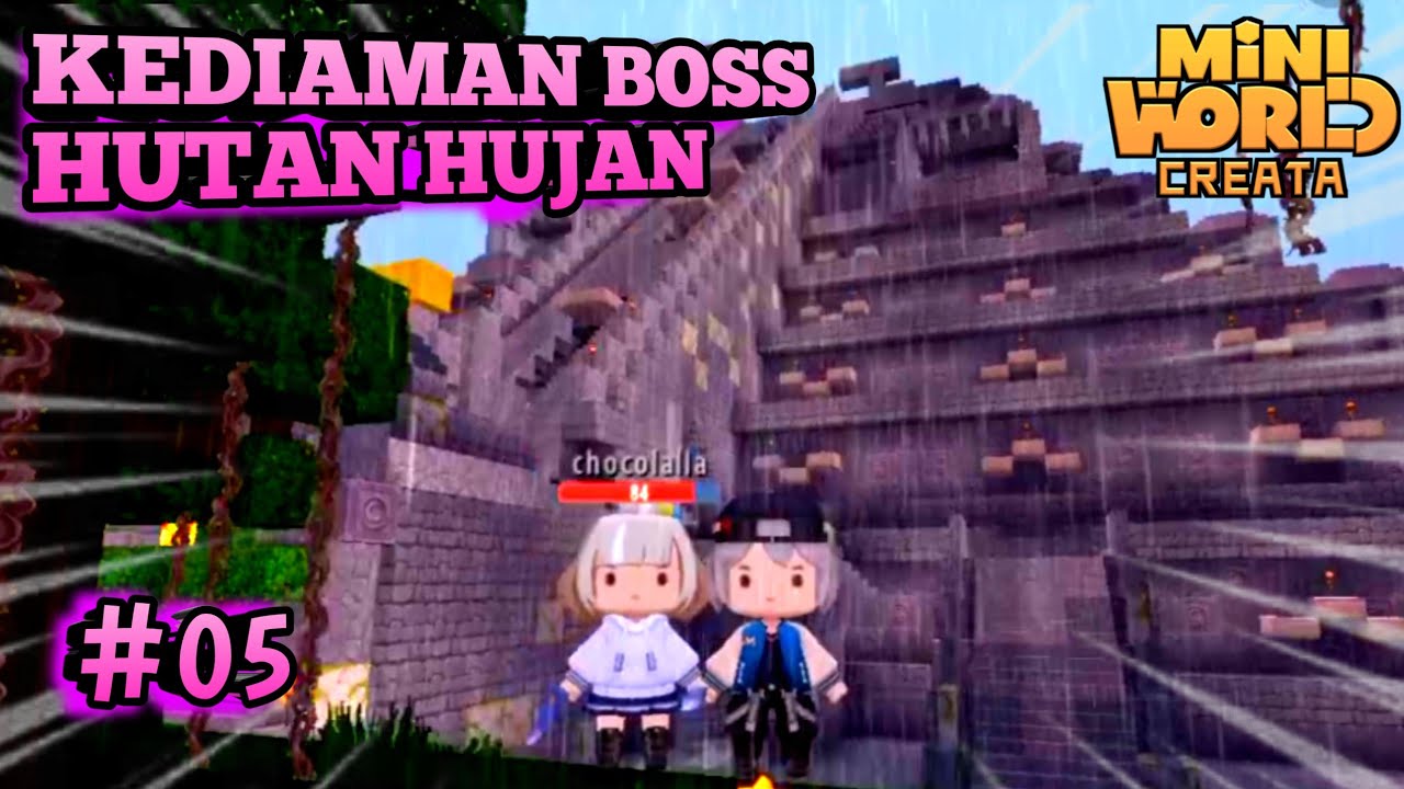 AKHIRNYA KITA MELAWAN BOSS!!! [Miniworld Creata] #05 #minecraft # ...