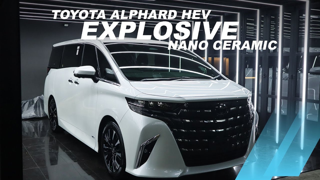 TOYOTA ALPHARD HEV COATING EXPLOSIVE NANO CERAMIC - GLOSSLAB - YouTube