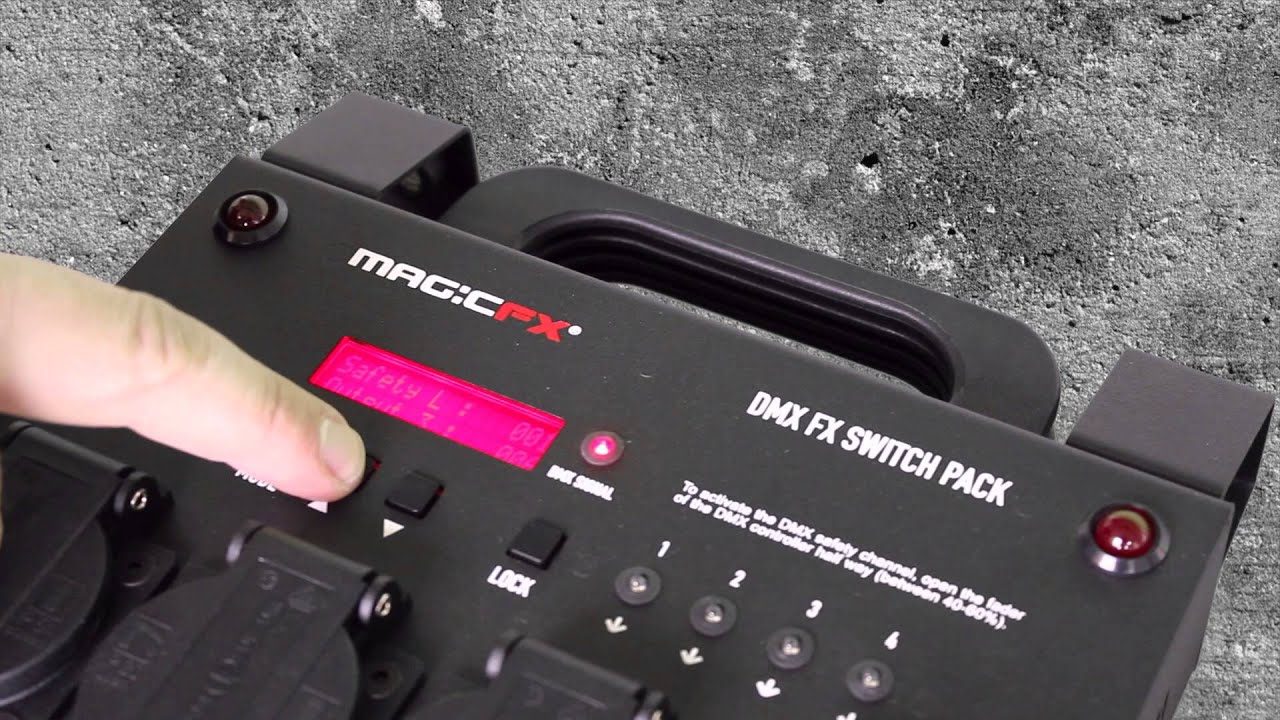 MAGICFX DMX FX SWITCH PACK 4CH. - YouTube