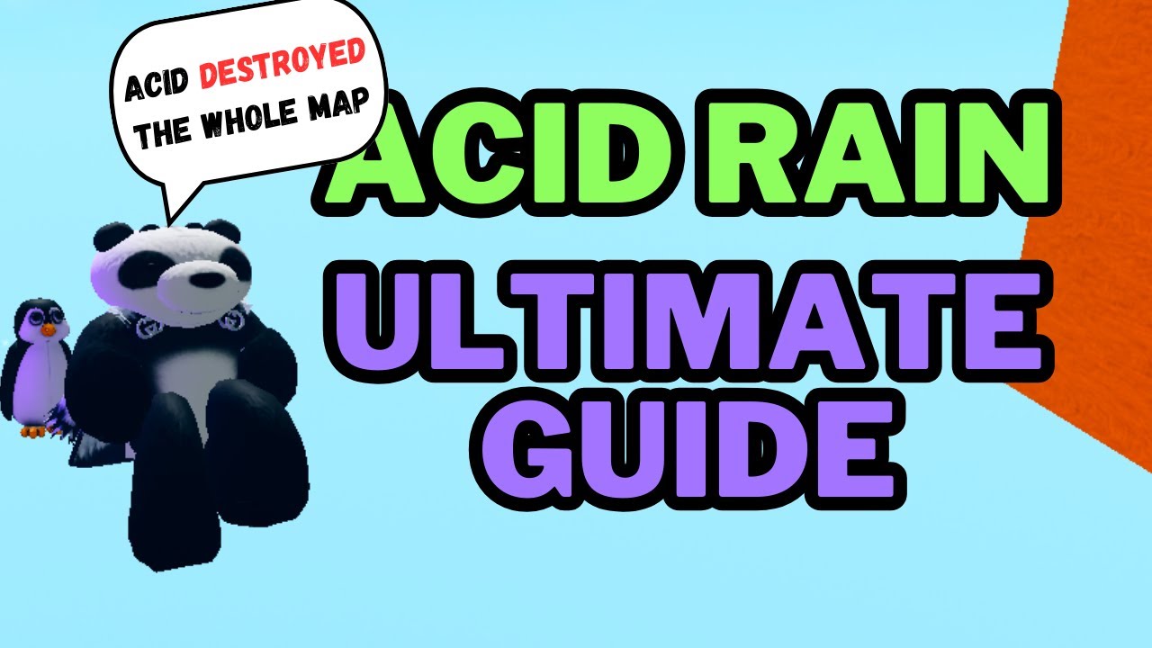 How to Survive Acid Rain (Ultimate Survival Guide) | Roblox Horrific ...