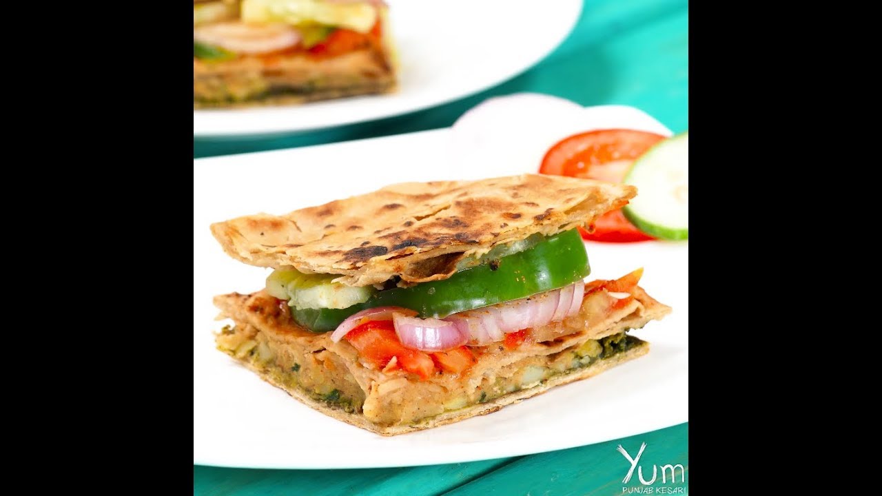 Chapati Sandwich - YouTube