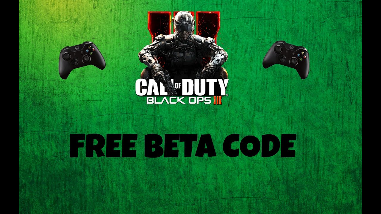 BO3 THREE LEGIT XBOX ONE BETA CODES GIVEAWAY - YouTube