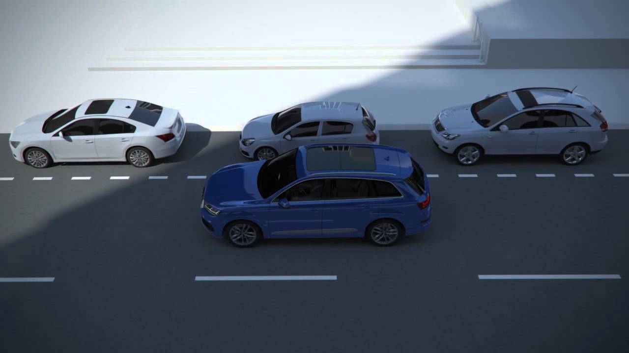 Systém Audi Pre Sense City v novém Audi Q7 - YouTube