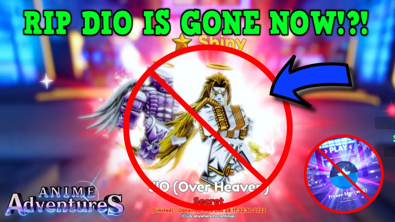 [CODE]⚰️RIP DIO OVER HEAVEN IS GONE!?! SECRET UNOBTAINABLE? ANIME ...