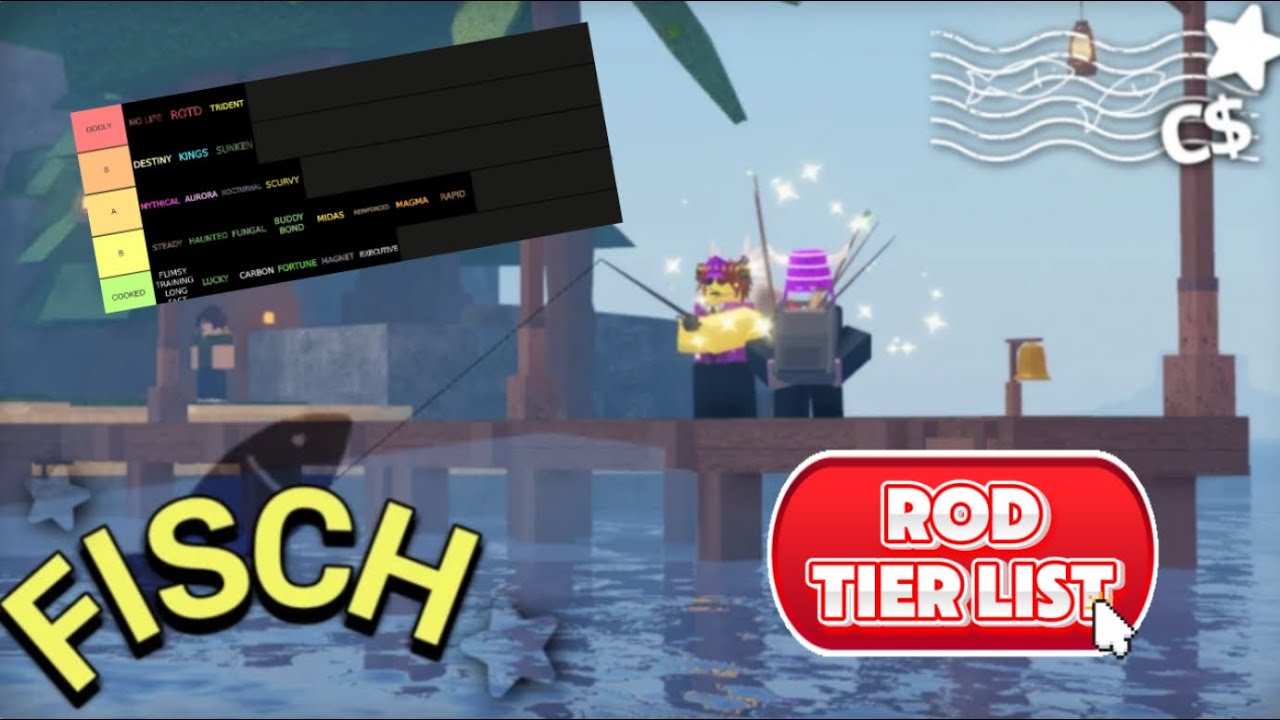 Fisch Rod tier list - YouTube