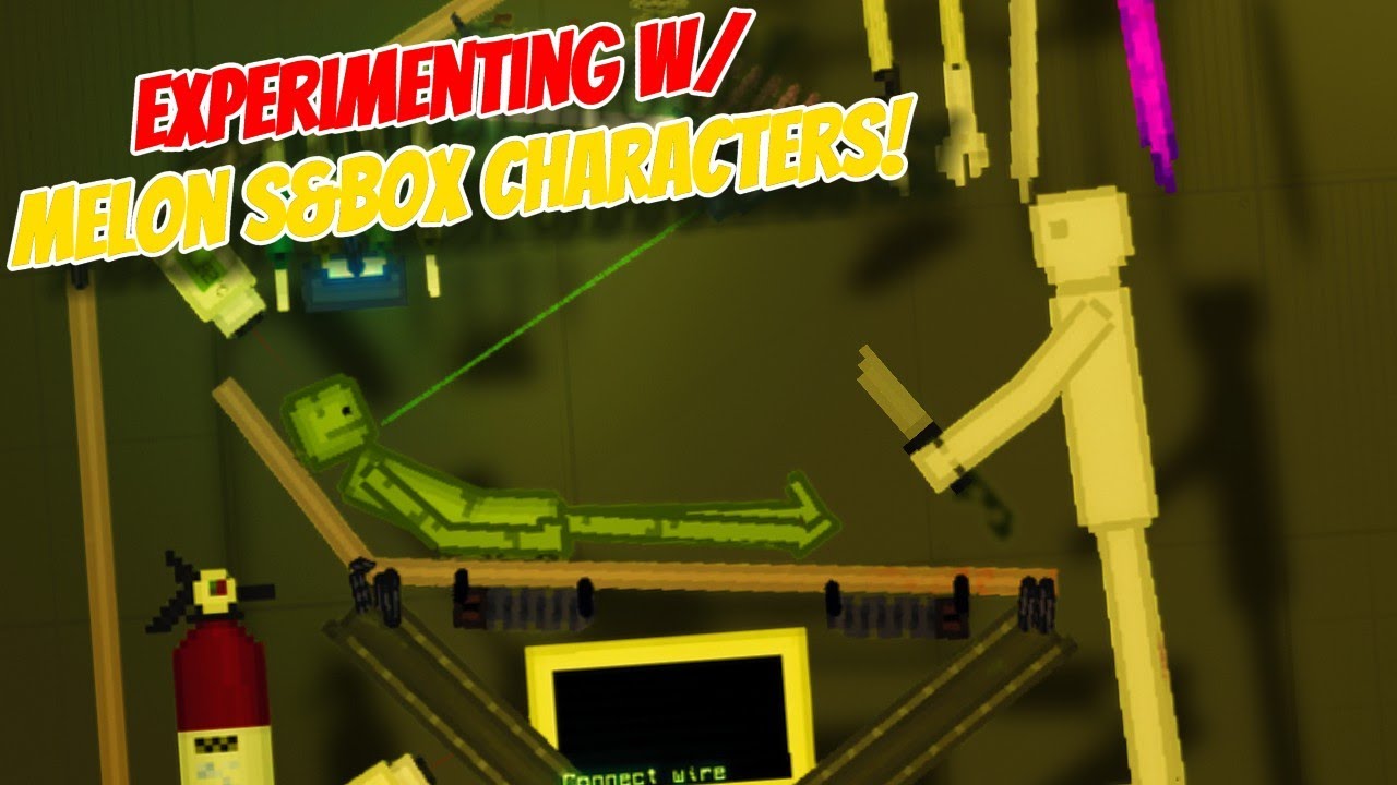 EVIL SCIENTIST BOB EXPERIMENTS WITH MELON PLAYGROUND CHARACTERS! - YouTube