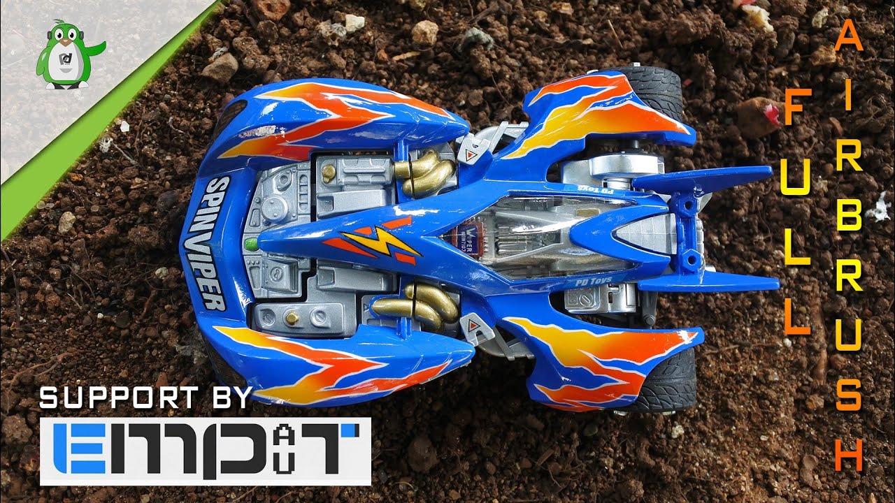SPIN VIPER 2020 - MINI 4WD FULL AIRBRUSH!!! PERTAMA DI INDONESIA! (BY ...