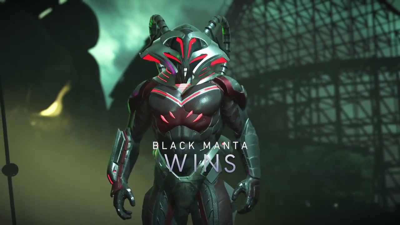 Injustice 2 Demon Black Manta Multiverse Single Fights - YouTube
