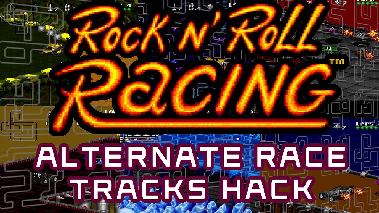 Rock N' Roll Racing (SNES) Alternate Race Tracks (Hack) - YouTube