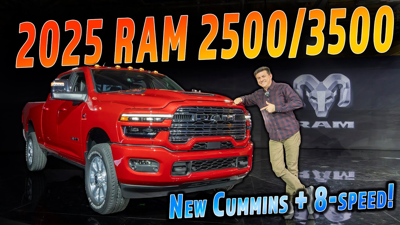 2025 RAM 2500 & 3500 First Look | RAM's Heavy Duty Trucks Get A Light ...