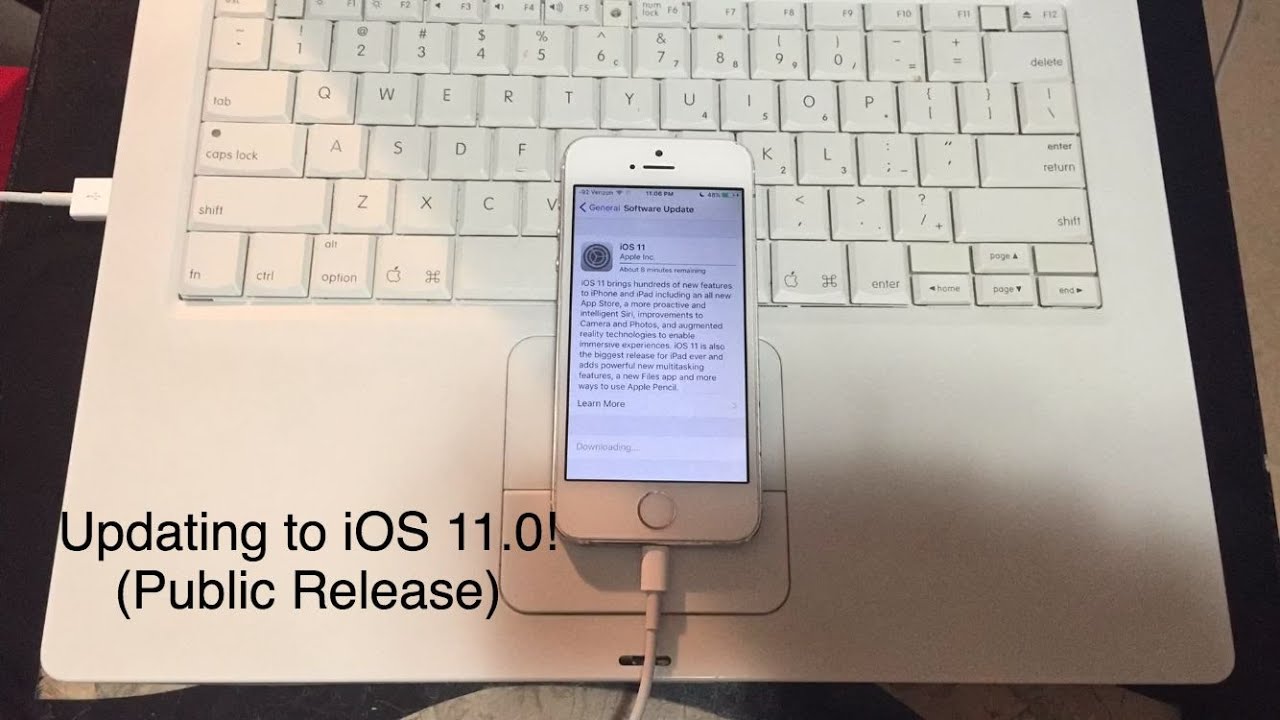 Updating to iOS 11.0! (Public Release) - YouTube