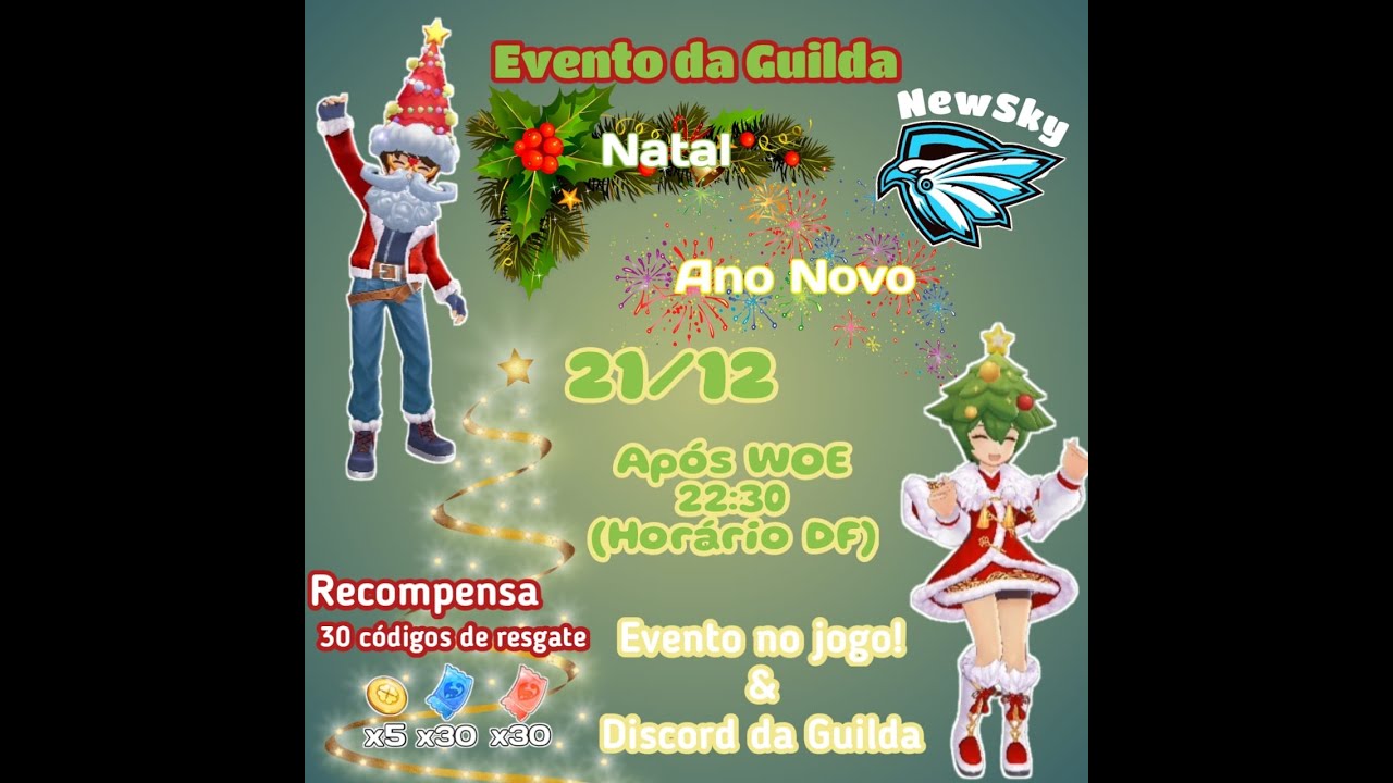 NewSky Guild Event - Feliz Natal & Boas Festas Dec/23 | Ragnarok Mobile ...