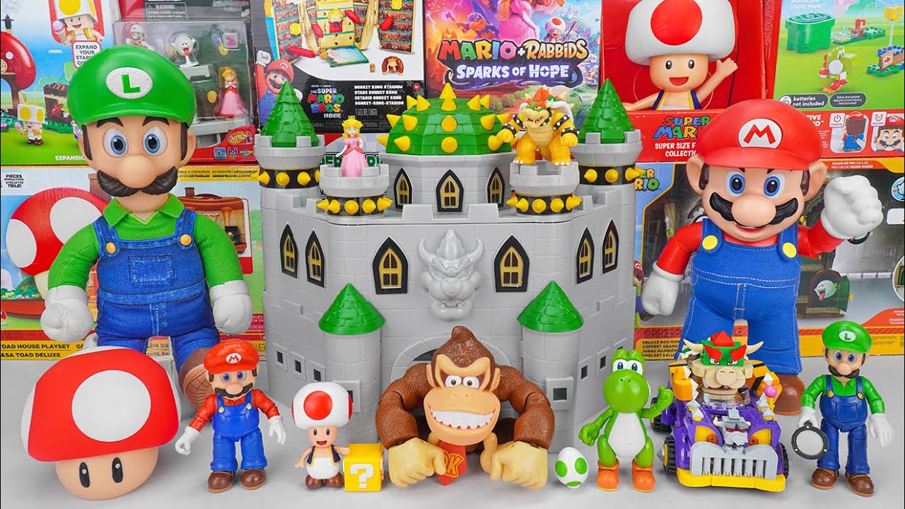 96 Minutes of Satisfying ASMR Unboxing 💚 Super Mario Bros Nintendo ...
