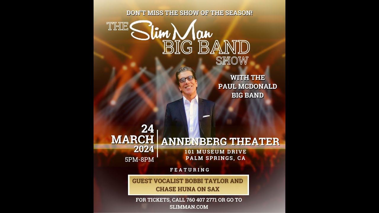 Slim Man Big Band Annenberg Concert March 24, 2024 - YouTube