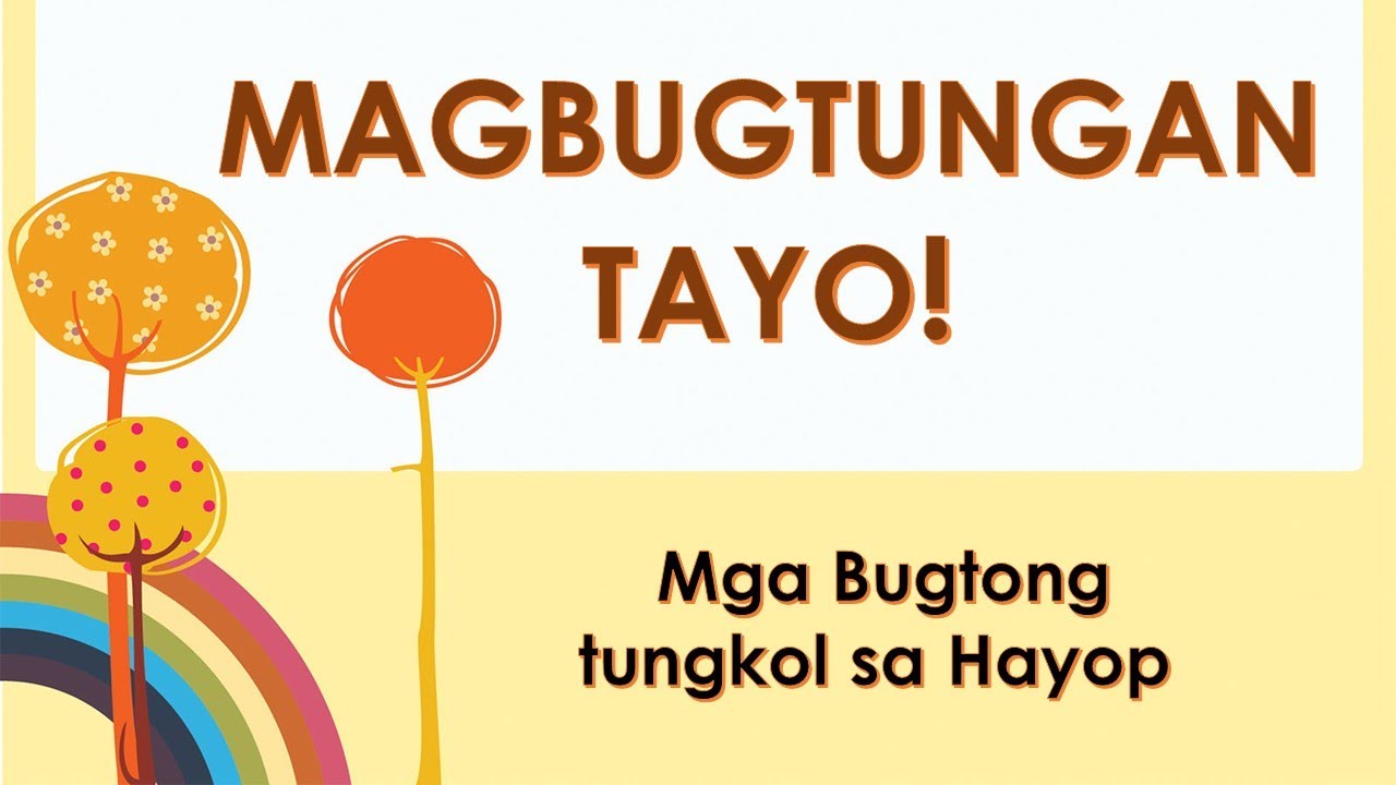 Magbugtungan Tayo: Mga Bugtong tungkol sa Hayop - YouTube