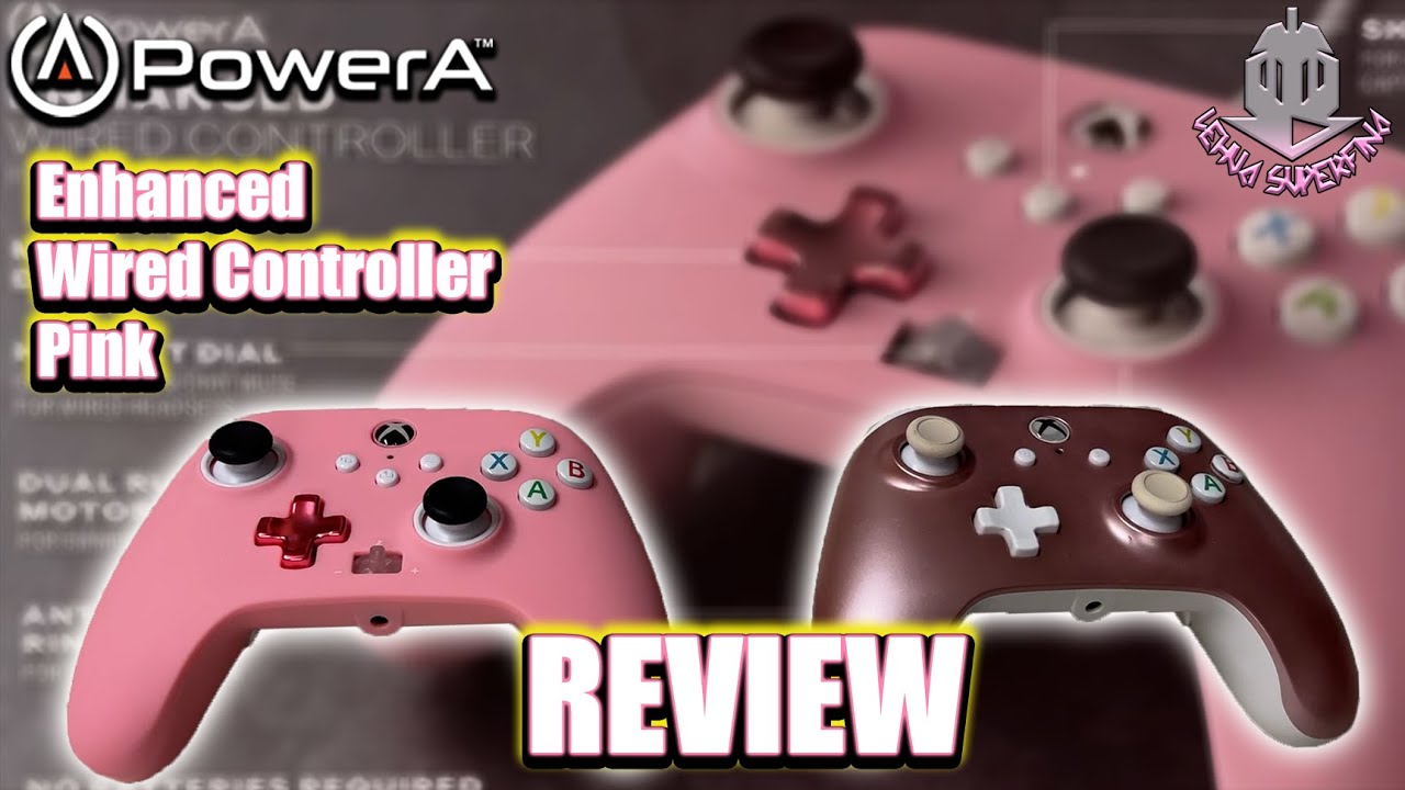 PowerA Enhanced Wired Controller | Pink | Tech REVIEW - YouTube