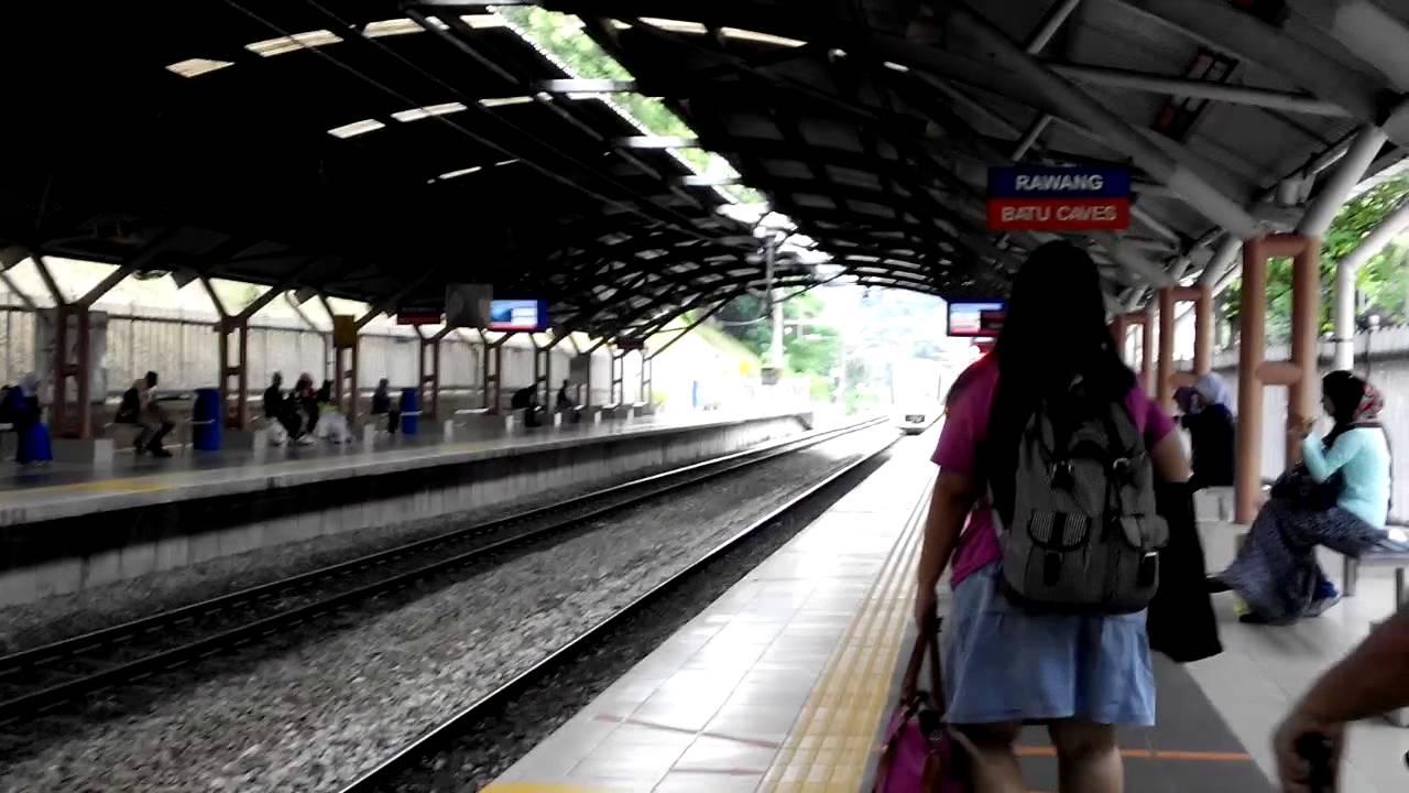 Ktm Komuter (Rawang) Stesen Bank Negara - YouTube
