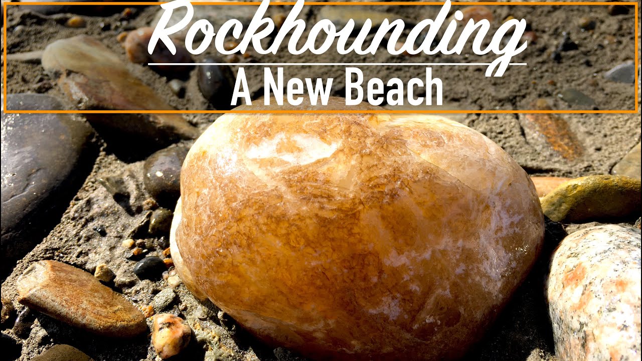 Found A HUGE AGATE Rockhounding a New Beach | Rock Hunting on the ...